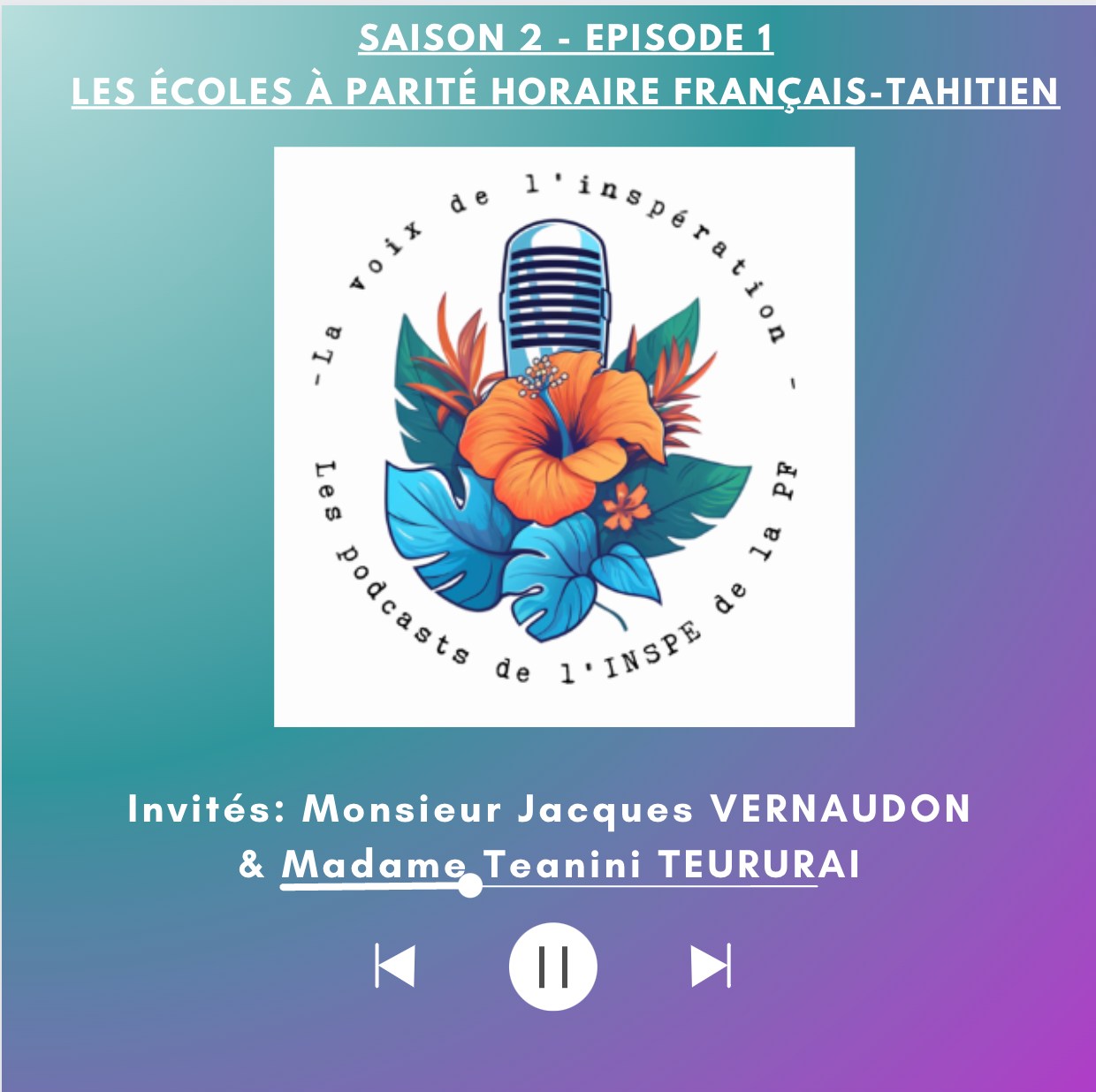 Épisode 1: le dispositif “école bilingue à parité horaire” à Moorea ...